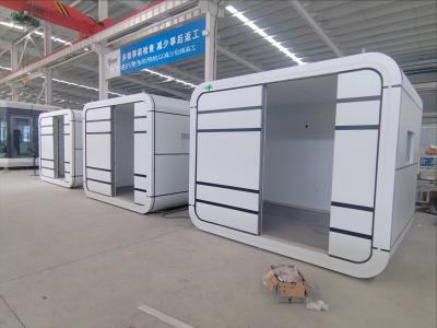 China Customized Apple Shaped Space Capsule House Galvanized Steel Frame 10KW Power Scenic Area for sale