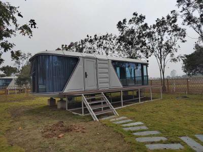 China Galvanized Steel Frame Capsule Cabin House with Smart Control System and Modular Design for Easy Installation for sale