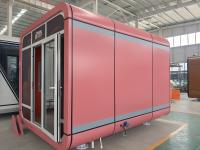 China Galvanized Light Steel Frames Apple Cabin House with Aluminum Surface Treatment and Customized Layout for sale