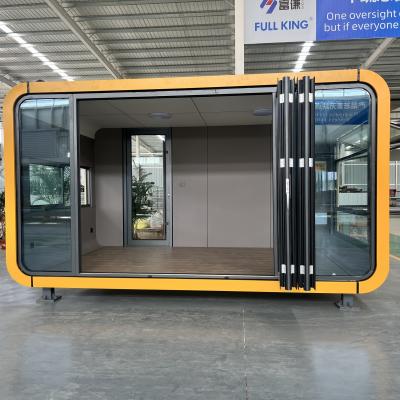China Galvanized Light Steel Frames Apple Cabin House with Aluminum Surface Treatment and Customized Layout for sale