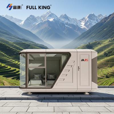 China M20 Aluminum Capsule House Eco-Friendly Solar Powered Portable Home 20ft CE Certified for sale