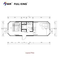 China Galvanized Steel Frame Space Capsule House Solar Ready 20ft Prefab Living Unit for sale
