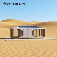 China Galvanized Steel Frame Space Capsule House Solar Ready 20ft Prefab Living Unit for sale
