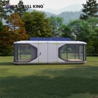 China Galvanized Steel Frame Space Capsule House Solar Ready 20ft Prefab Living Unit for sale