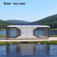 China Galvanized Steel Frame Space Capsule House Solar Ready 20ft Prefab Living Unit for sale