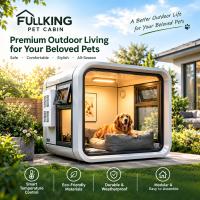 China Modular Outdoor Pet Cabin with Large Spacious Design and Aluminum+Steel Frame for sale
