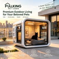 China Modular Outdoor Pet Cabin with Large Spacious Design and Aluminum+Steel Frame for sale