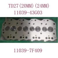 China Cast Iron TD27 Cylinder Head 110397F409 Customizable For Nissan Terrano for sale