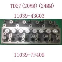 China Cast Iron TD27 Cylinder Head 110397F409 Customizable For Nissan Terrano for sale