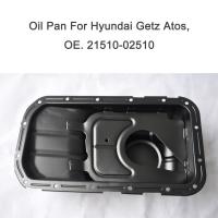 China Black Metal Engine Oil Pan 21510-02510 for Hyundai KIA 1.0 1.1L Easy Assembly for sale
