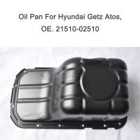 China Black Metal Engine Oil Pan 21510-02510 for Hyundai KIA 1.0 1.1L Easy Assembly for sale