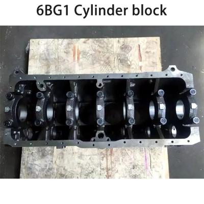 China Isuzu 6BG1 Engine Cylinder Block 5.8L Cast Iron 1-11210442-3 for EX200-6 ZAX200-3 for sale