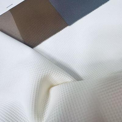 China 240GSM Polyester Spandex Twill Fabric 94/6 Small Check Pattern for Ladies Dresses and Shirts 160CM Width for sale