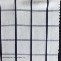 China TR Check Fabric with Cationic Rayon Yarn - 240 GSM, 57/58