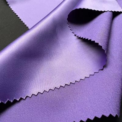 China 190 GSM 100% Polyester Satin Fabric with 2% Spandex - 58/60