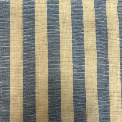 China Viscose Linen Yard-Dyed Striped Fabric 72/28 Blend 145cm Width 135gsm for Fashion Apparel for sale