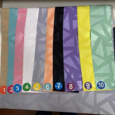 China Italian Jacquard Sateen Stretch Fabric 110GSM 150CM Width 98% Polyester 2% Spandex for sale