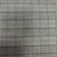 China Polyester Viscose Yarn Dyed Fabric 265 GSM 150 CM Width for Women's Suit Manufacturing for sale