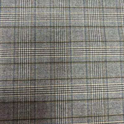 China Polyester Viscose Yarn Dyed Fabric 265 GSM 150 CM Width for Women's Suit Manufacturing for sale