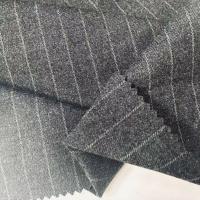 China 230 GSM TR Yarn-Dyed Striped Fabric 148cm Width for Ladies Pants and Suits - 65% Polyester 33% Rayon 2% Spandex for sale