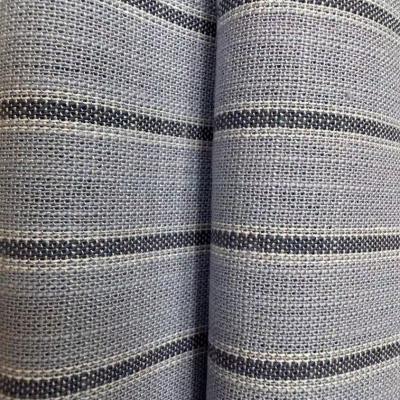 China Cotton Rayon Stripped Fabric 190 GSM 145 CM Width Yarn Dyed Light Weight Twill for Pants Manufacturing for sale