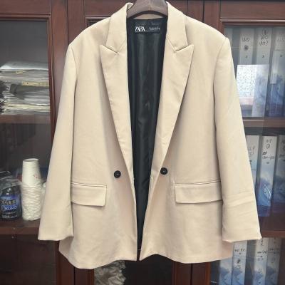China 280-300 GSM Polyester Rayon Spandex Woven Fabric 148cm Width for Women's Blazer Manufacturing for sale