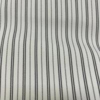 China Polyester Rayon Spandex Stripe Fabric 280-300 GSM 148cm Width for Women's Suiting and Blazer Manufacturing for sale