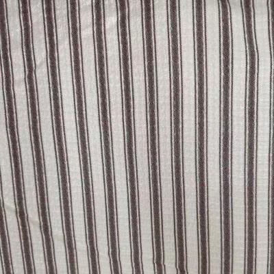 China Rayon Polyester Spandex Striped Fabric 163GSM 135CM Woven Yarn Dyed for Dress Shirts for sale