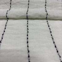 China 100%Polyester 180GSM Linen Look Stripe Fabric for sale