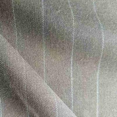China Tr Weft Stretch / One-Way Stretch Fabric in Stripe Pattern for Suit for sale