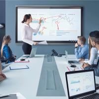 China All-In-One Interactive Board for Large Screen Conference Teaching Advertising Smart Touch Multimedia Design for sale