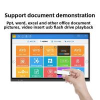 China All-in-One 55inch Interactive Board for Teaching Conference Touch Screen Display Kindergarten Classroom Electronic Whiteboard for sale