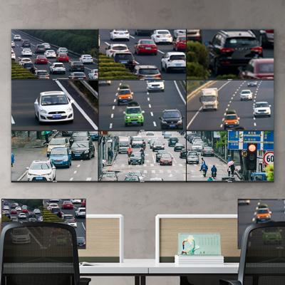 China Indoor Lcd Splicing Screen Video Wall Advertising Display  LCD Advertising Screens  Ips Panel  Conferences Subway Shoppingmall for sale