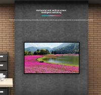 China 55inch Ultra-Thin Invisible LCD Digital Signage 4K Advertising Video Player Displayer SDK Wall-Mounted Intelligent Motherland for sale