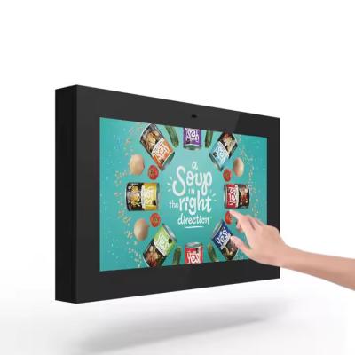 China High Brightness Waterproof Lightning-Proof Outdoor Wall-Mounted Advertising Machine Sunscreen LCD Display for Outdoor Ads for sale
