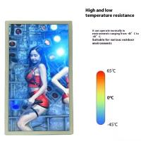 China High Brightness Waterproof Lightning-Proof Outdoor Wall-Mounted Advertising Machine Sunscreen LCD Display for Outdoor Ads for sale