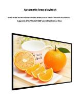China 18.5'' 21.5'' 27'' Wall Mounted LCD Commercial Display Lcd Advertising Player  Digital Signage for Shop,elevator,hotel Subway for sale