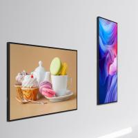 China Ultra Thin 43Inch Wall Mounted Digital Signage Advertising Player Factory's Intelligent Motherboard Indoor Elevator 1 Year CMS for sale