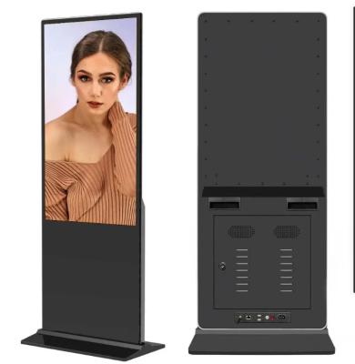 China Free CMS Interactive Touch 43/49/55 Inch LCD Indoor Totem Kiosk IP65 Rating Advertising Player High Visibility for Indoor Use for sale