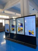 China 75inch 85inch 98inch Indoor Full-Screen Vertical Mobile Splicing Advertising Machine Big Size Digital Signage Displays for sale