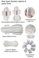 China Anti Bacteria Anion Chip Winged 300mm Night Sanitary Napkins for Maximum Protection for sale