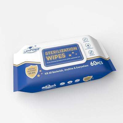 China Customizable Design Sanitizing Wet Wipes for Alcohol-Free Antibacterial Protection for sale
