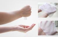 China 100% Rayon Layer 1 Ply Natural White Compressed Towels for On-the-Go 50 Count 24x24cm for sale