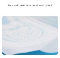 China Negative Ion Organic Cotton Women Pads with Intertek Certificate and Winged Design for sale