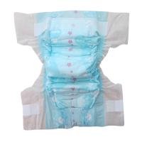 China 50pcs/bag B Grade Disposable Baby Diaper Stock Lot with Green ADL in Transparent Bag for sale