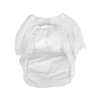 China 50pcs/bag B Grade Disposable Baby Diaper Stock Lot with Green ADL in Transparent Bag for sale