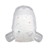 China 50pcs/bag B Grade Disposable Baby Diaper Stock Lot with Green ADL in Transparent Bag for sale