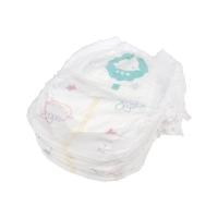 China 50pcs/bag B Grade Disposable Baby Diaper Stock Lot with Green ADL in Transparent Bag for sale