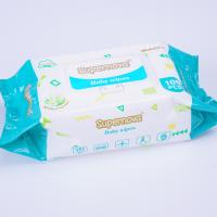 China Plastic Lid Natural Cotton Baby Wet Wipes for Sensitive Skin Household SKIN CARE for sale