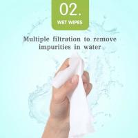 China Single Packing Face Tissues ISO Certified Natural Fabric Biodegradable Baby Wet Wipes for sale